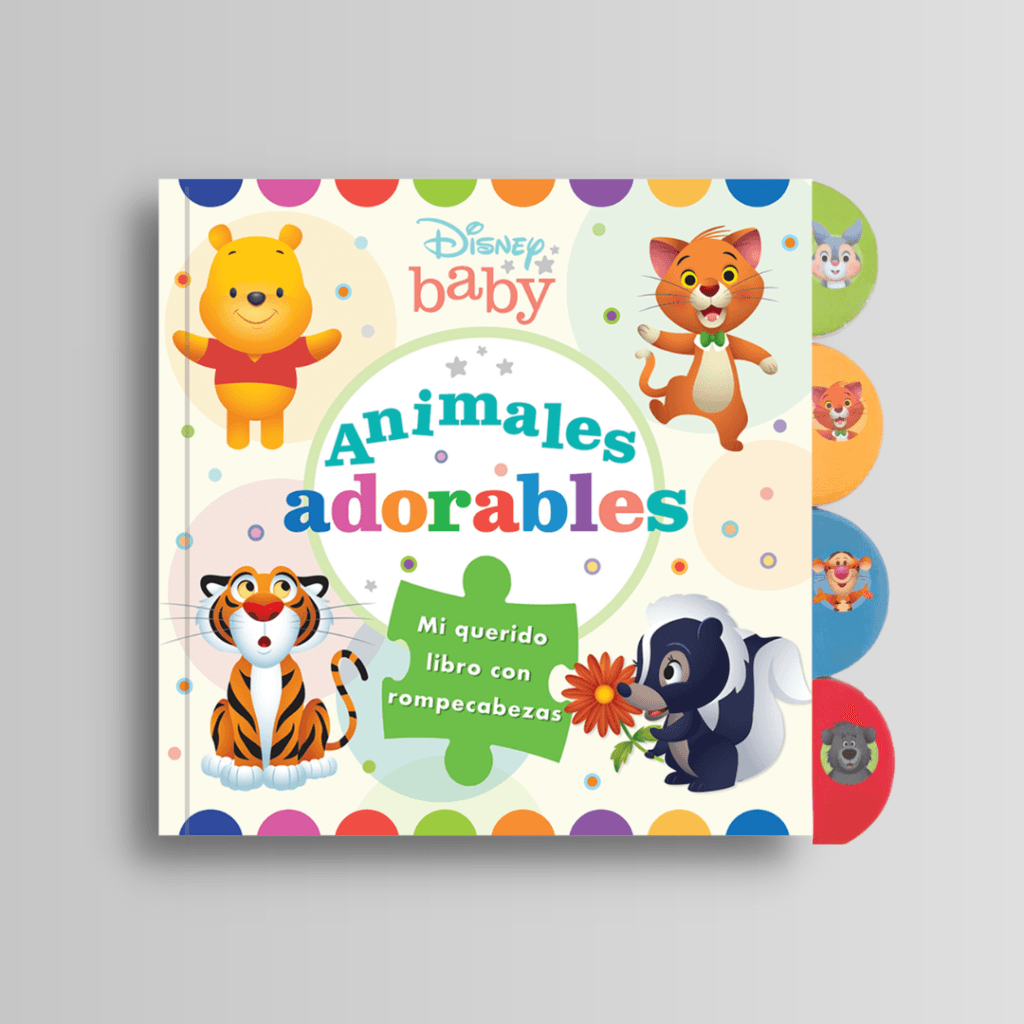Libro Animales adorables rompecabezas - Disney Baby C- Editorial Sin ...