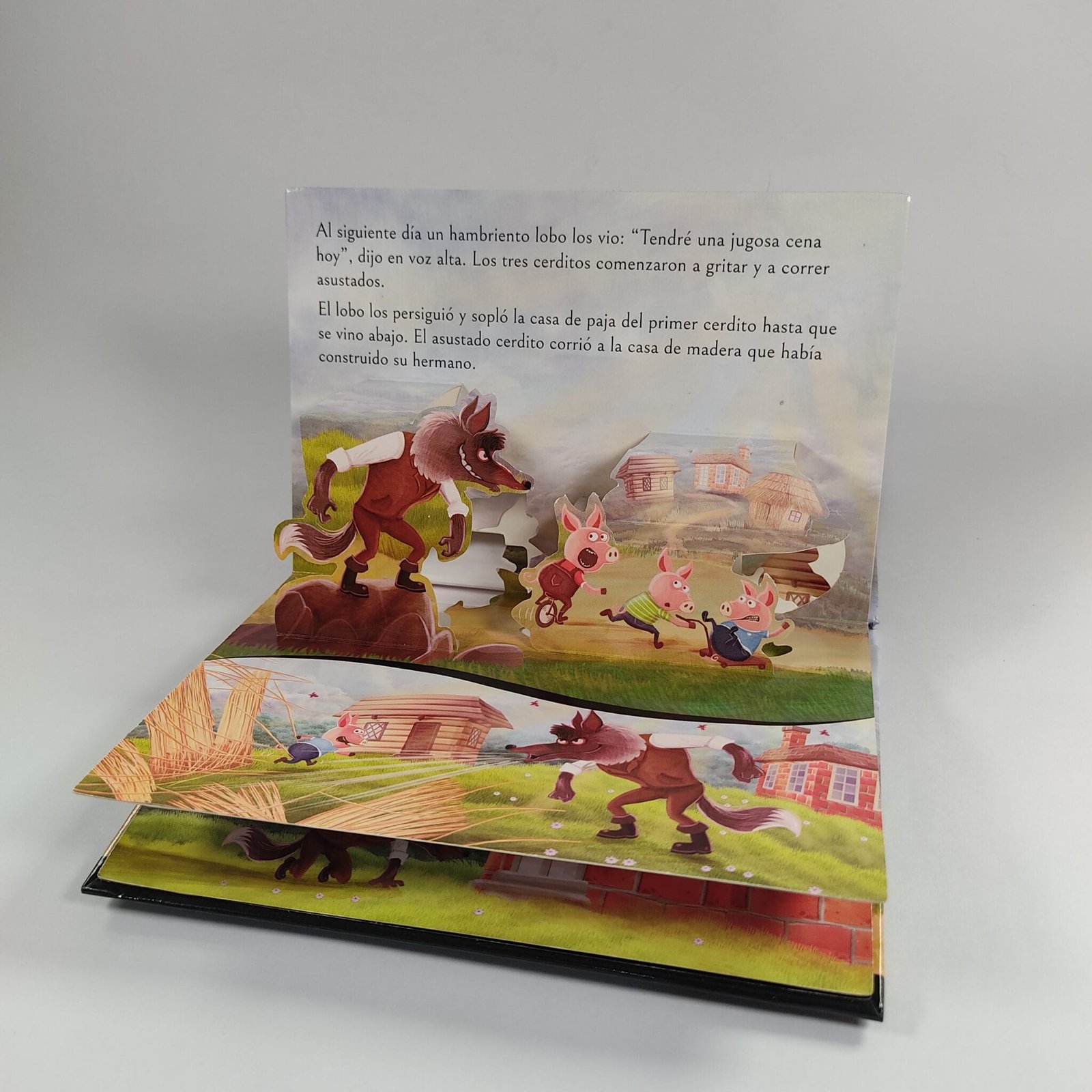 Libro Los Tres Cerditos POP-UP - Editorial Sin Fronteras