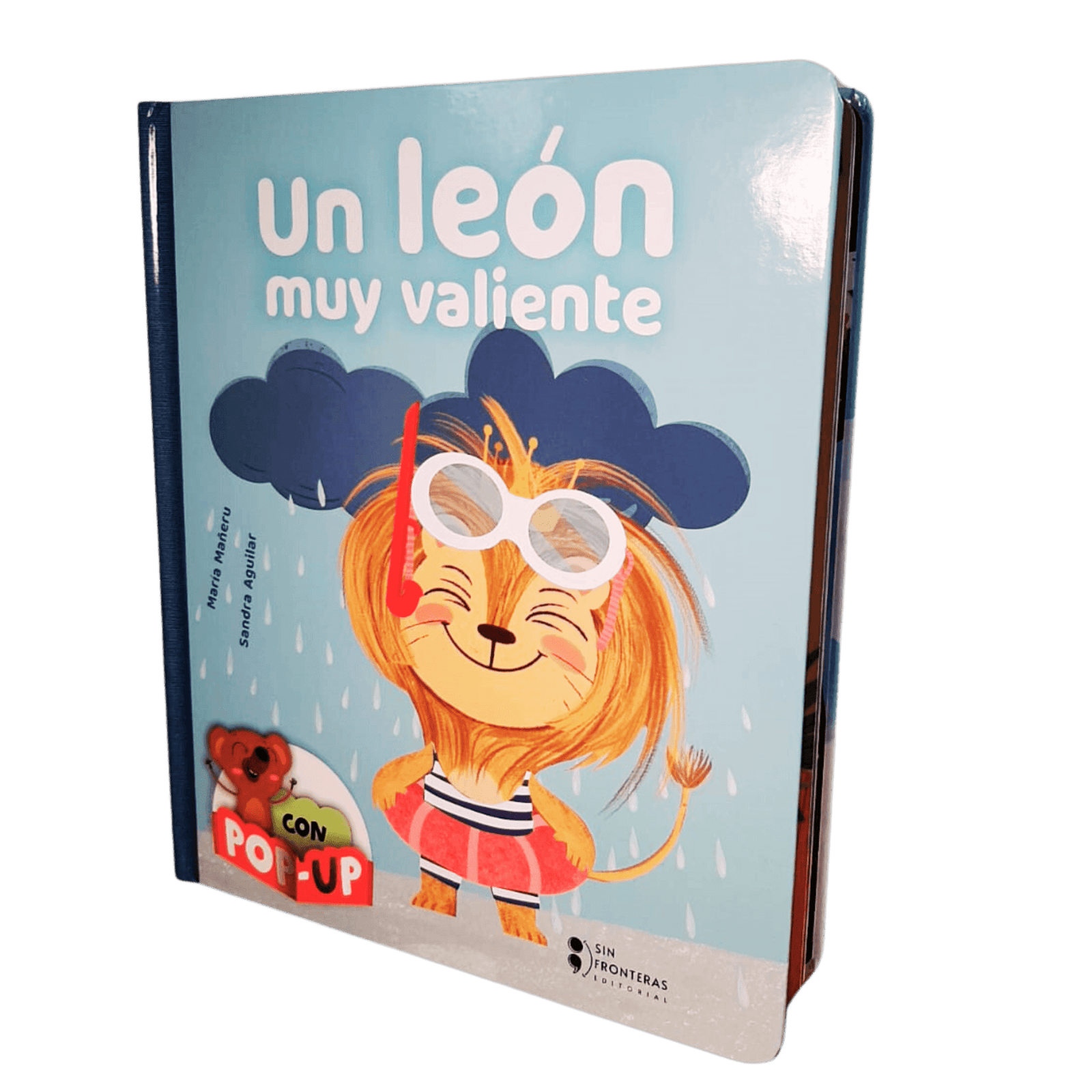 Un león muy valiente POP UP- Editorial Sin Fronteras